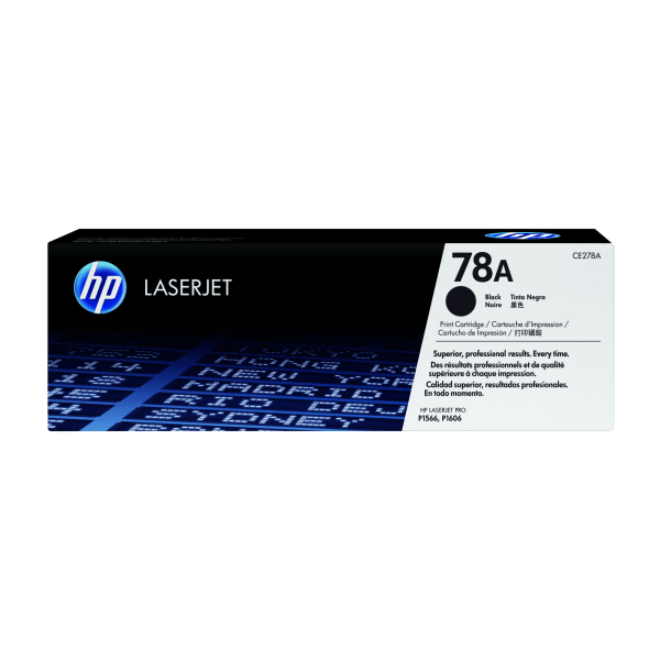 HP 78A Black Toner Cartridge, CE278A - Zerbee