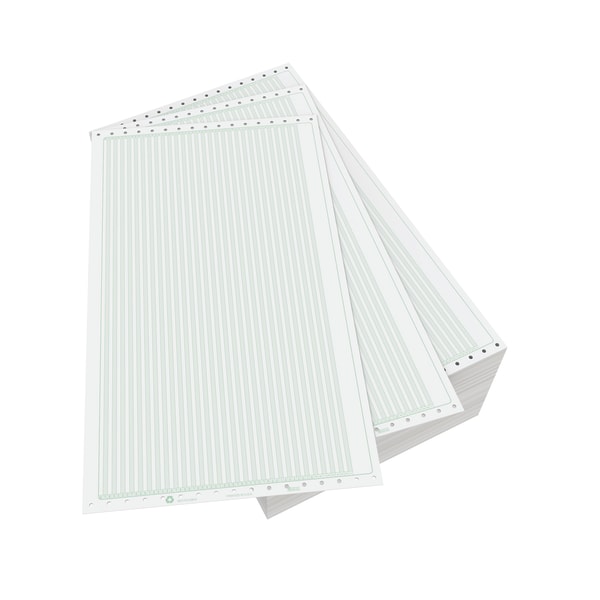 Domtar Continuous Form Paper, Unperforated, 14 7/8" x 8 1/2", 18 Lb, 1/ ...