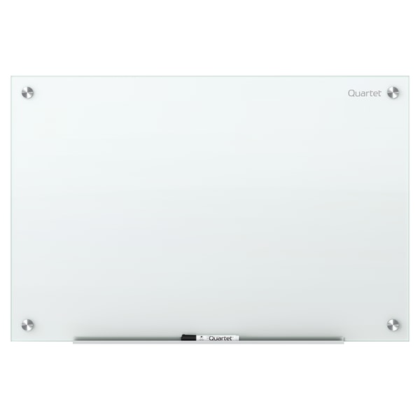 Quartet Infinity® Unframed Glass Non-Magnetic Dry-Erase Whiteboard, 72 ...