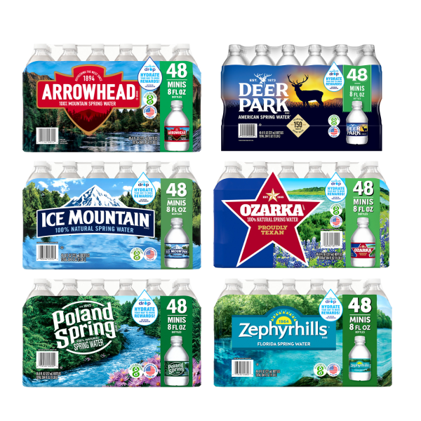Regional Spring Water, 8 Oz, Case Of 48 Bottles - Zerbee