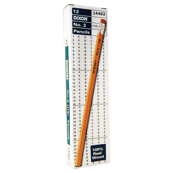 Dixon Pencils 2 Soft Lead Box Of 12 Zerbee