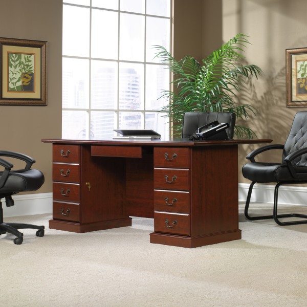 Sauder heritage hill credenza store