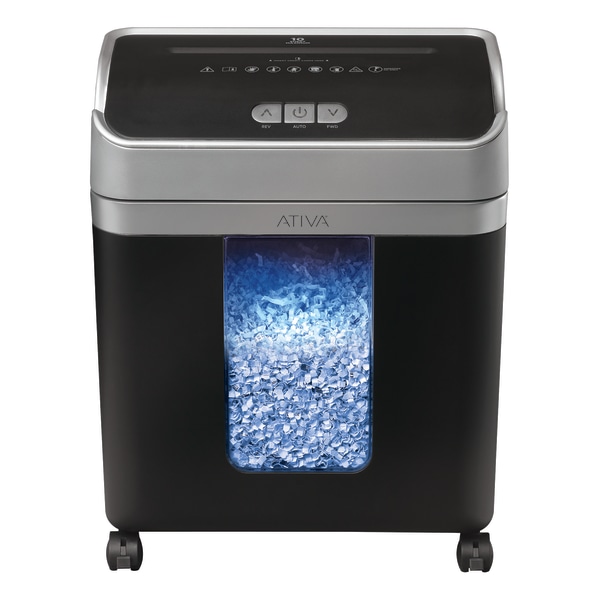 Ativa 10 Sheet Micro Cut Shredder OMM103P Zerbee